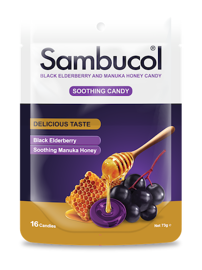 Sambucol® Black Elderberry and Manuka Honey Candy – Sambucol